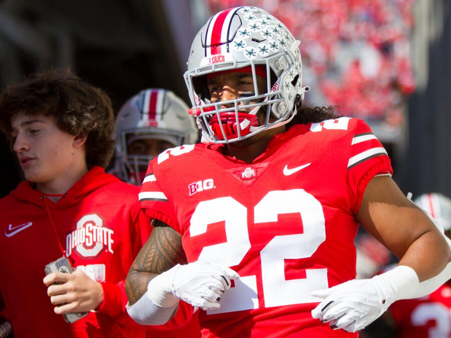 Ohio State LB Steele Chambers Discusses Absence of Eichenberg During ...