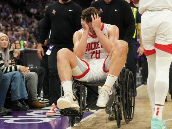 Alperen Sengun injury: Rockets star has sprained ankle, bone bruise in ...