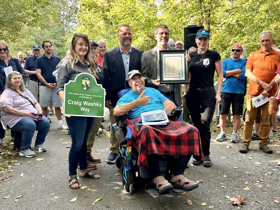 Longtime volunteer Craig Washka honored by Licking Park District ...