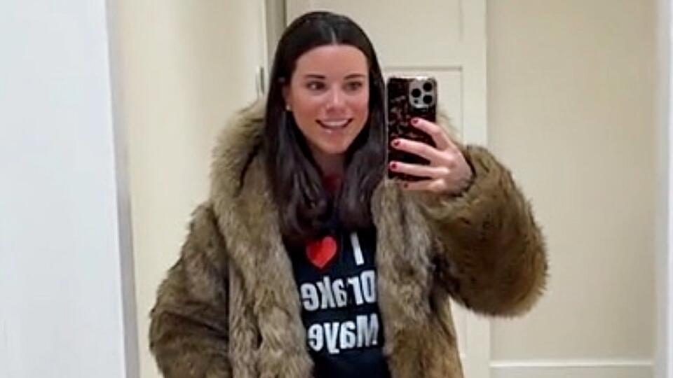 NFL WAG Ann Michael Maye Shows Love to Husband Drake in a Faux Fur Fit ...