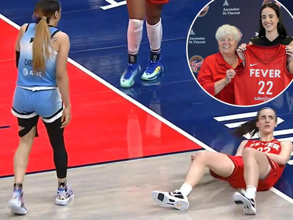 Fever GM eviscerates Chennedy Carter for ‘crap’ foul against Caitlin ...