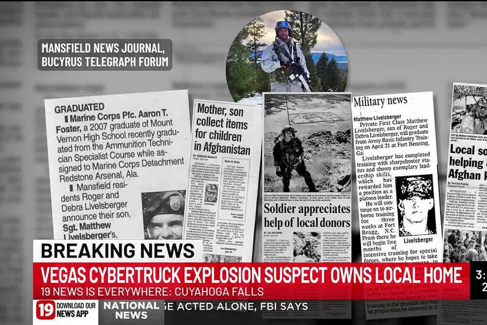 Suspect in Tesla Cybertruck bombing in Las Vegas owns home in NE Ohio ...