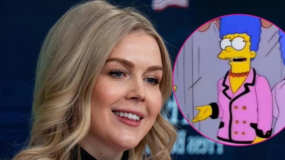 Karoline Leavitt Goes Viral for Channeling Marge Simpson With Chic Pink ...
