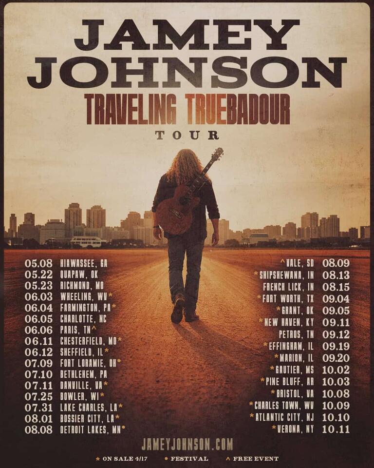 Jamey Johnson Sets 2026 Traveling Truebadour Tour - NewsBreak