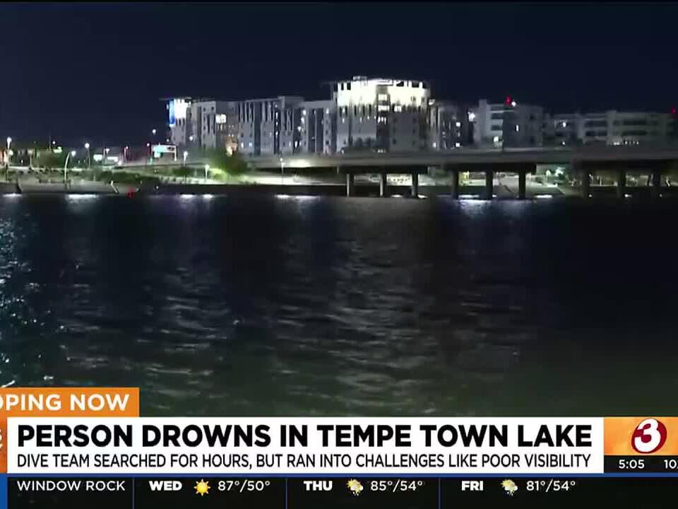 Dive team explains recovery process after person drowns in Tempe Town Lake
