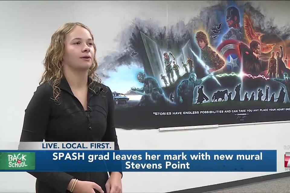 Recent SPASH grad leaves mark on school with new mural - NewsBreak