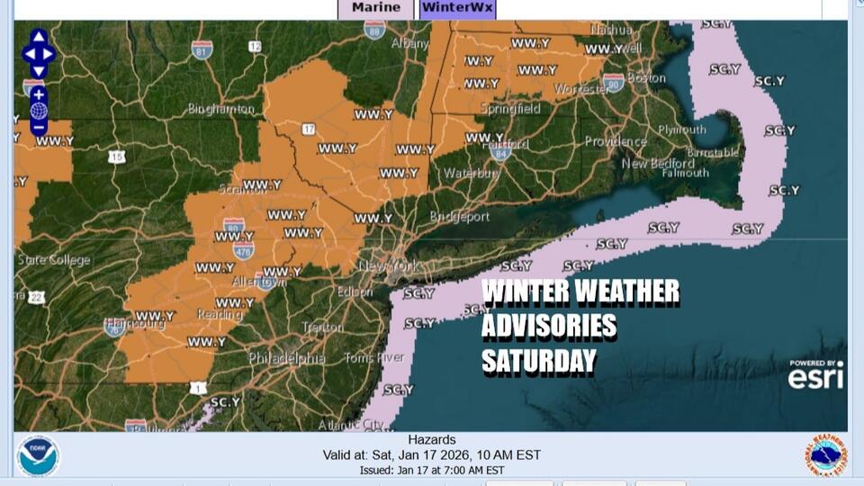 Advisories posted for accumulating snow today & Sunday Southeast New ...