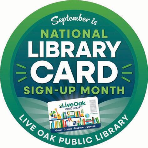 Live Oak Public Library Announces September Ambassadors, Porch Parties ...