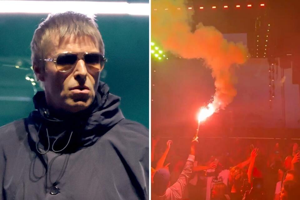 Liam Gallagher Calls Out ‘Massive C—‘ Who Launched Flare at Oasis Show ...