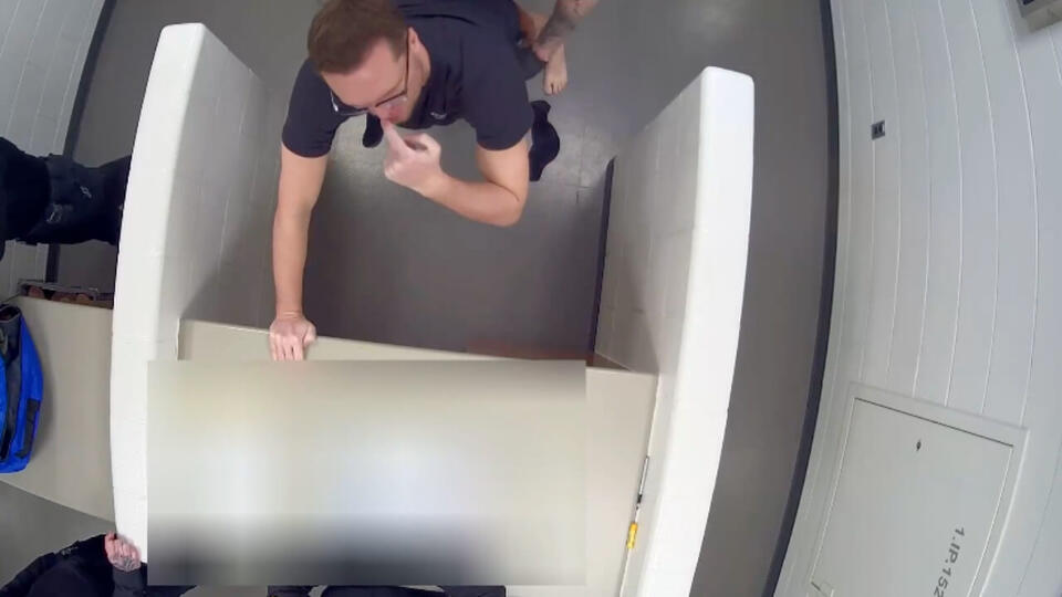 Michael McKee appears calm in jail video after arrest for double murder ...