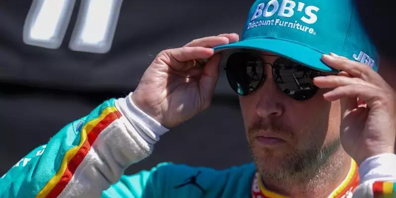 Denny Hamlin penalized for jumping start in Cracker Barrel 400 in ...