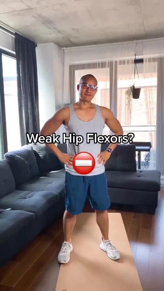 Youve heard of tight hips, but weak hips flexors can also be an issue ...