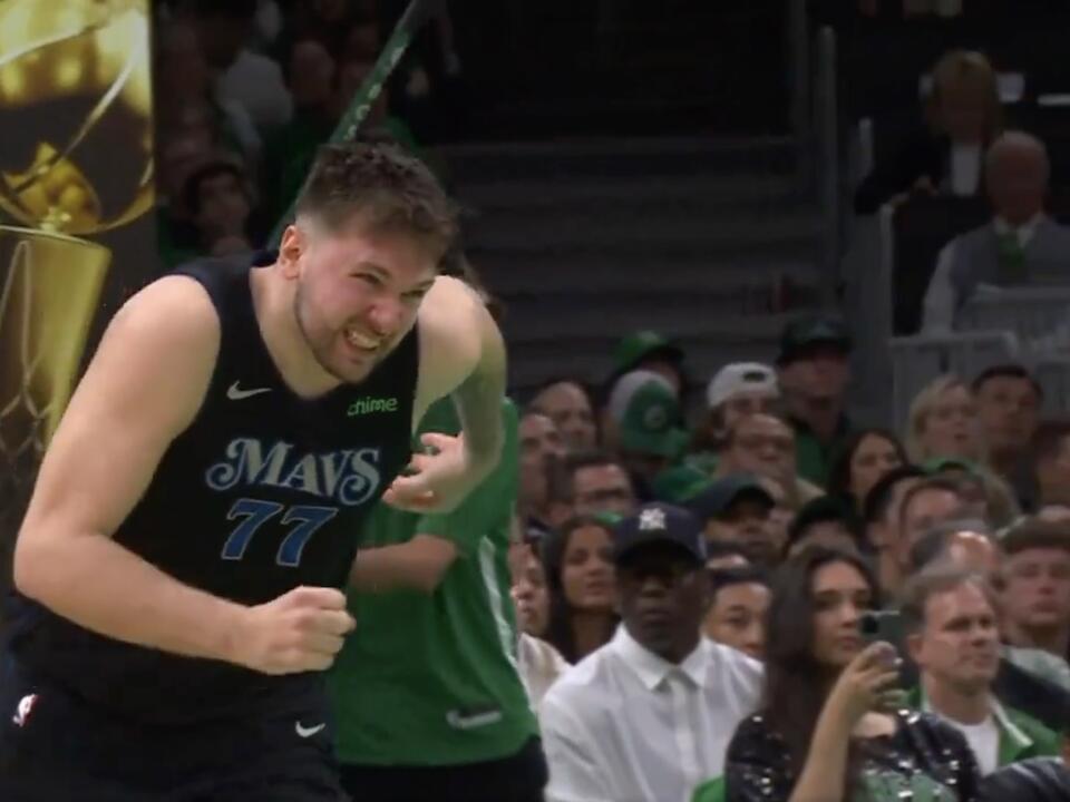 Luka Doncic showing signs of injury during NBA Finals Game 1