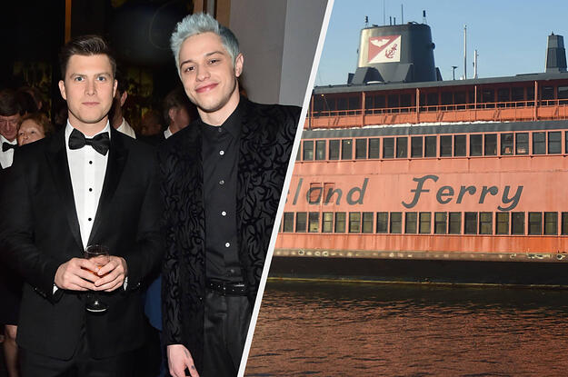 Colin Jost And Pete Davidson Bought A Staten Island Ferry For $280,100 ...