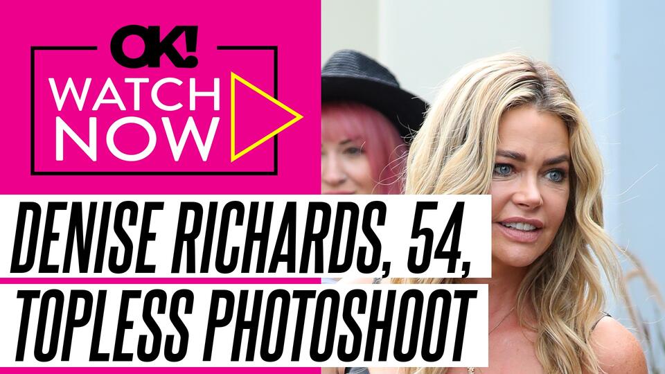 Denise Richards, 54, Goes Topless as She Covers Her Chest With Only ...