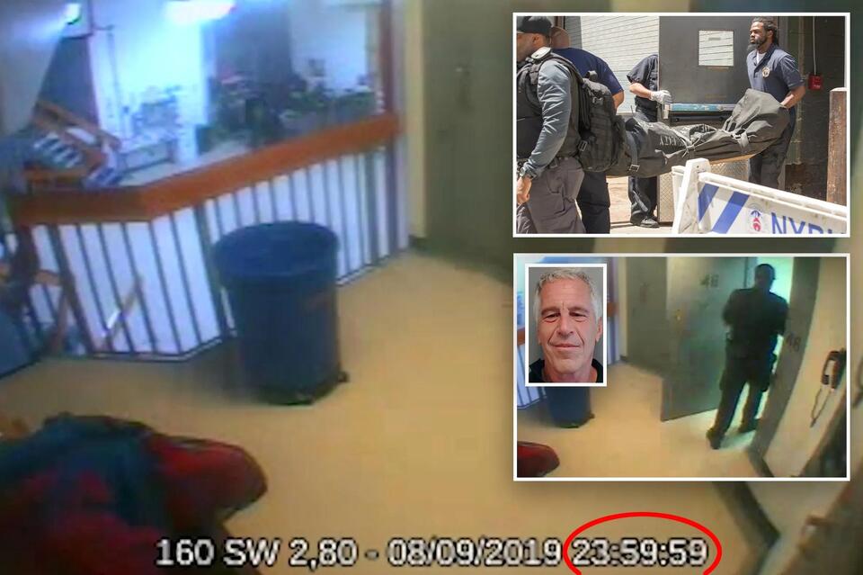 New video showing ‘missing minute’ from Jeffrey Epstein’s cell on his ...