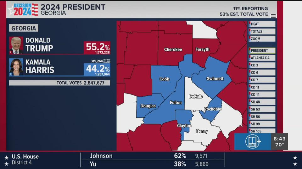 How Georgia counties compare to votes in 2020 election - NewsBreak