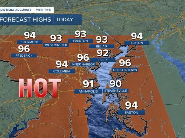 Hot & humid with storms today