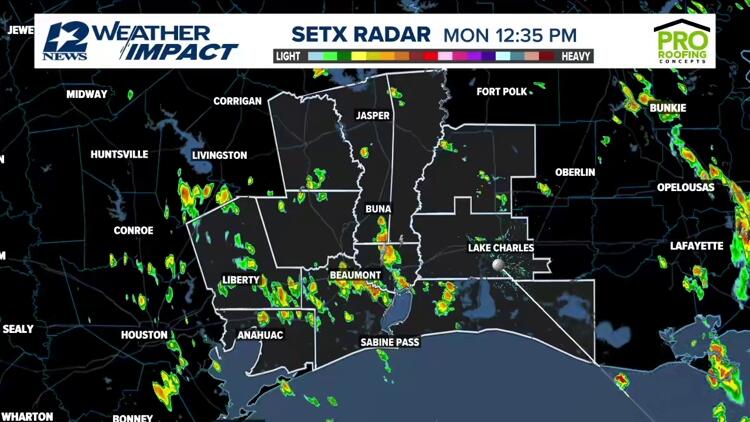 LIVE WEATHER LOOP | Track the rain moving through Southeast Texas ...