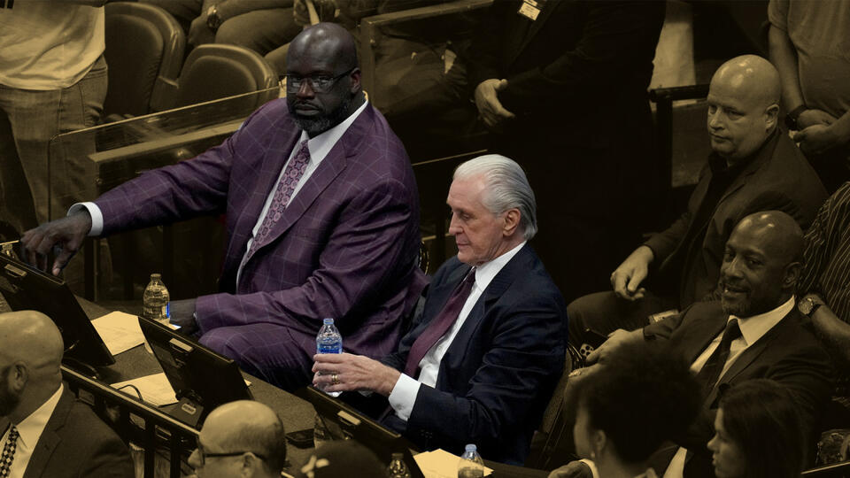 Pat Riley was saying Shaquille O'Neal was faking the injury before he ...