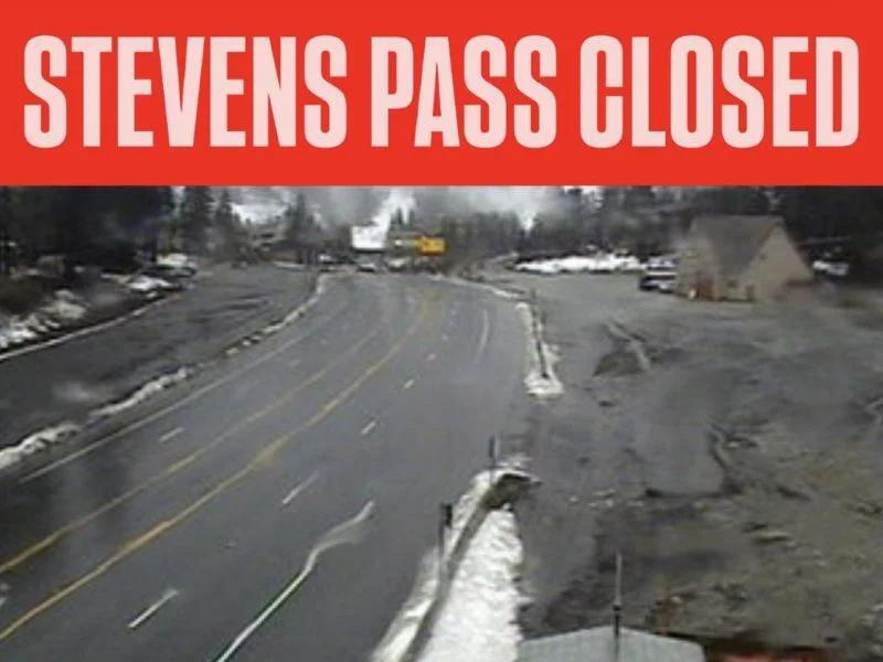 Washington Transportation Alert: Stevens Pass Closed as US 2 Blocked by ...