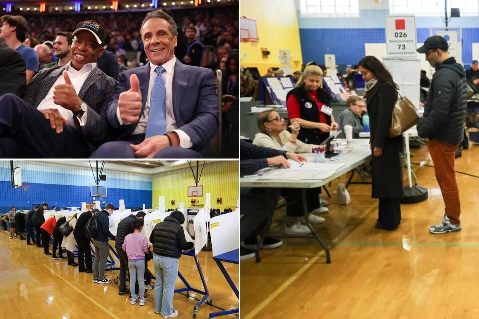 NYC Mayor Eric Adams absent most of Election Day, but finally emerges ...
