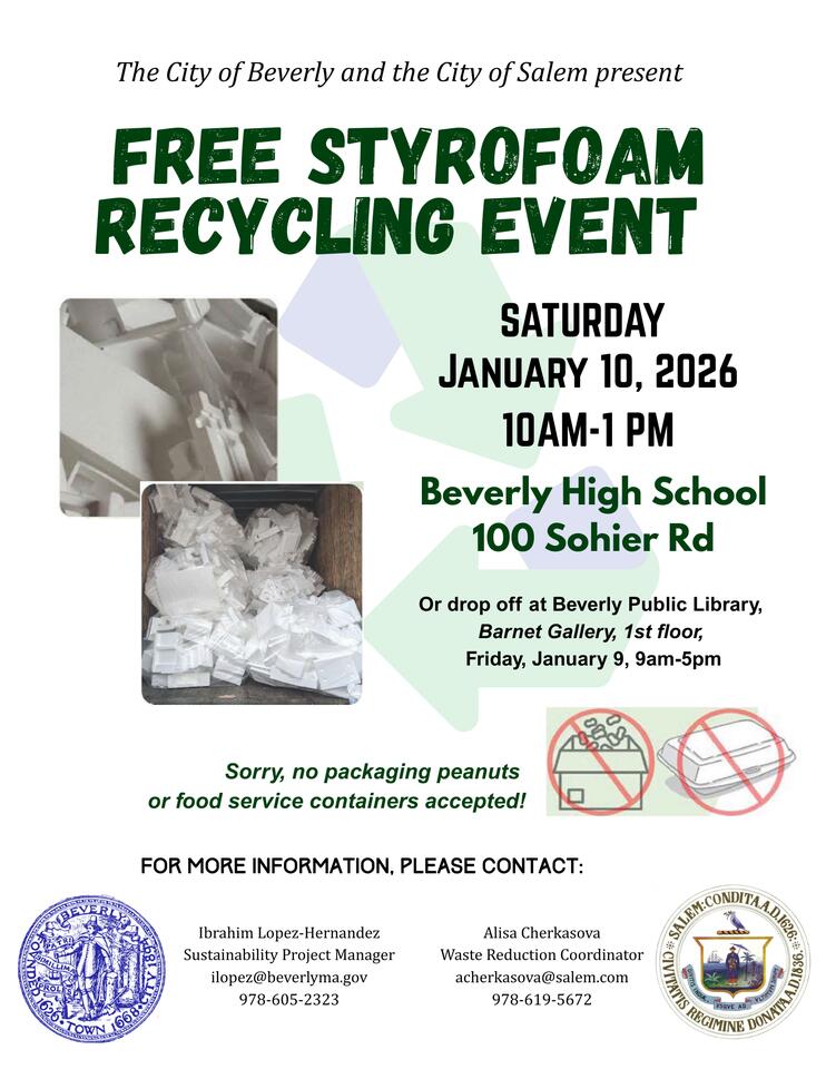 Free Styrofoam Recycling Event on Saturday, January 10, 2026 - NewsBreak