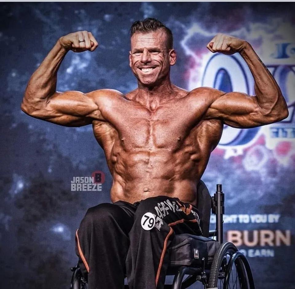 Champion bodybuilder Chad McCrary who continued competing after ...