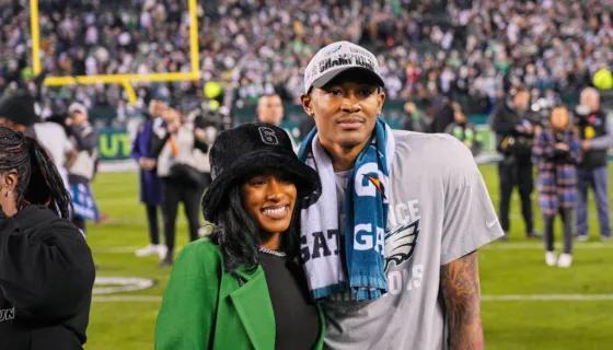 Eagles’ Devonta Smith Announces Engagement to Longtime GF Mya Danielle ...