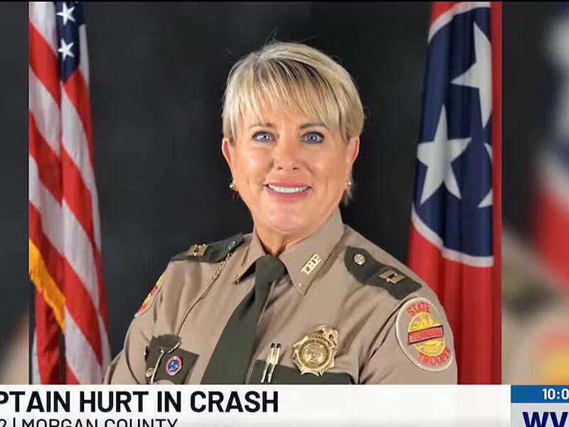 Tennessee Highway Patrol captain hurt in serious crash, agency says