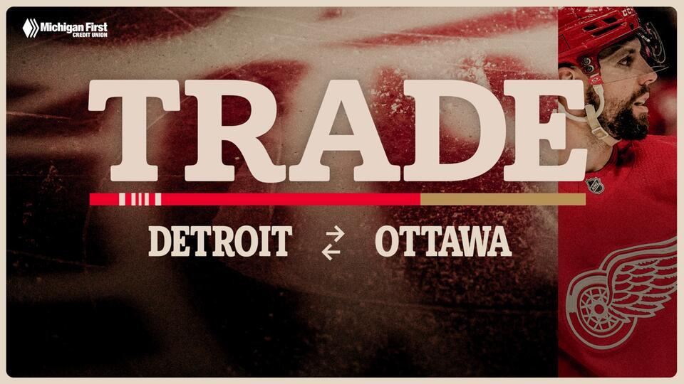 Red Wings acquire David Perron from Ottawa Senators in exchange for ...