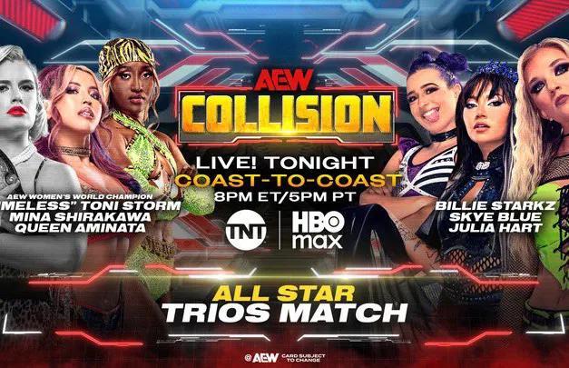 All-star trios match part of new additions to AEW Collision lineup ...