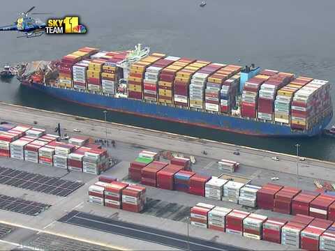 Dali container ship re-floated, moved to Seagirt Marine Terminal early ...