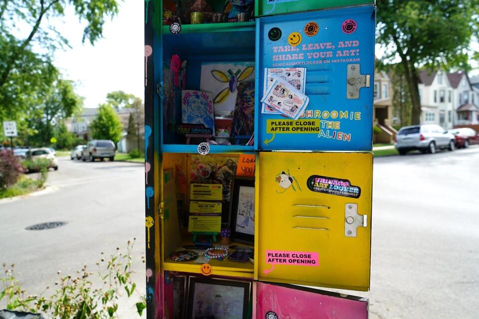 The Chicago Art Locker Brings Whimsy And Free Works Of Art To Avondale ...