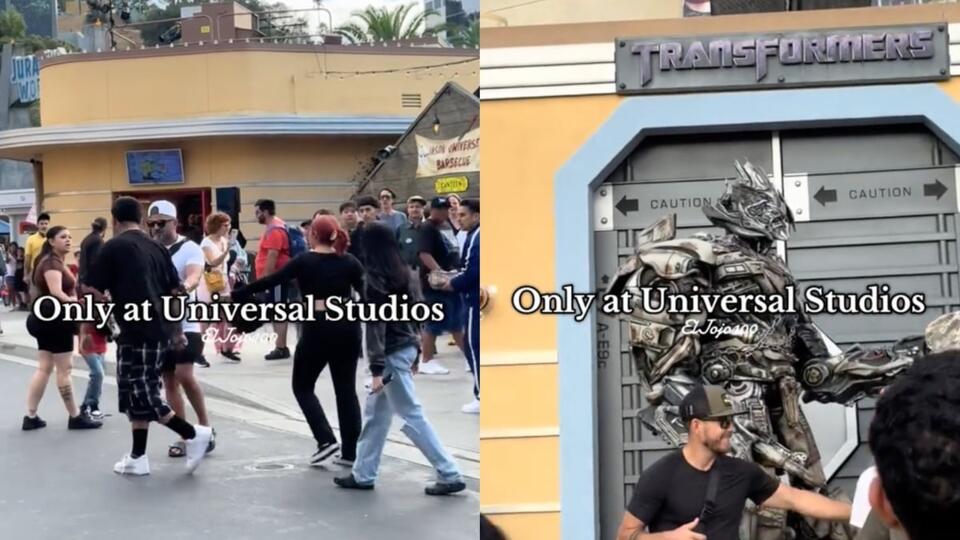 Universal Studios Hollywood in California Erupts in Violent Brawl as ...