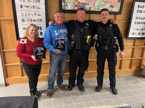 South Lyon Police Present Civilians With Life Saving Awards - NewsBreak