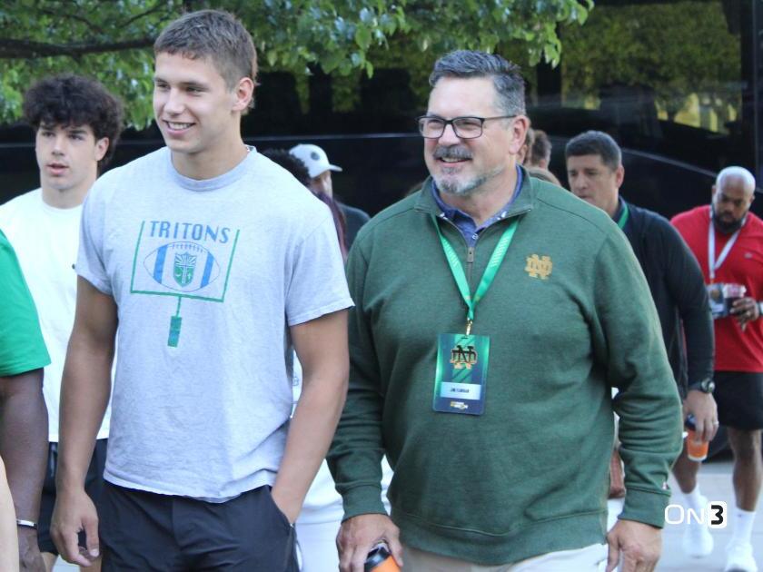 Longtime legacy commit James Flanigan reveals big belief in Notre Dame ...