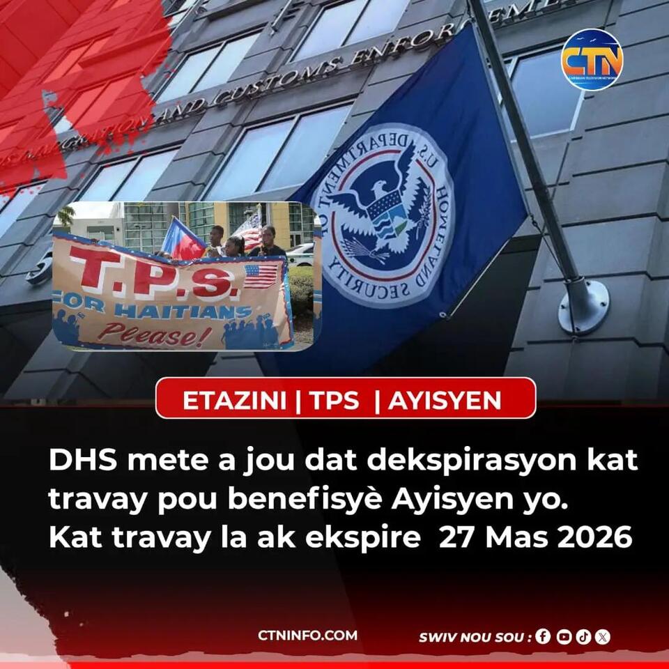 DHS Updates Work Permit Expiration Date for Haitian TPS Beneficiaries ...