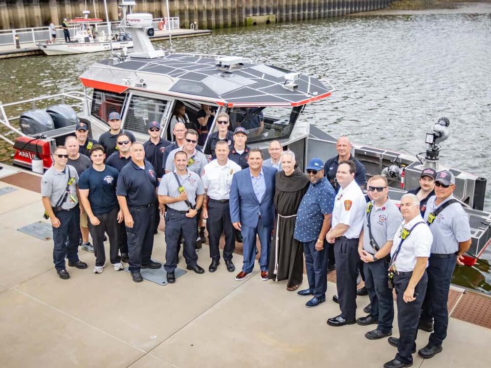 Everett Fire Department launches new fire boat: Marine 1