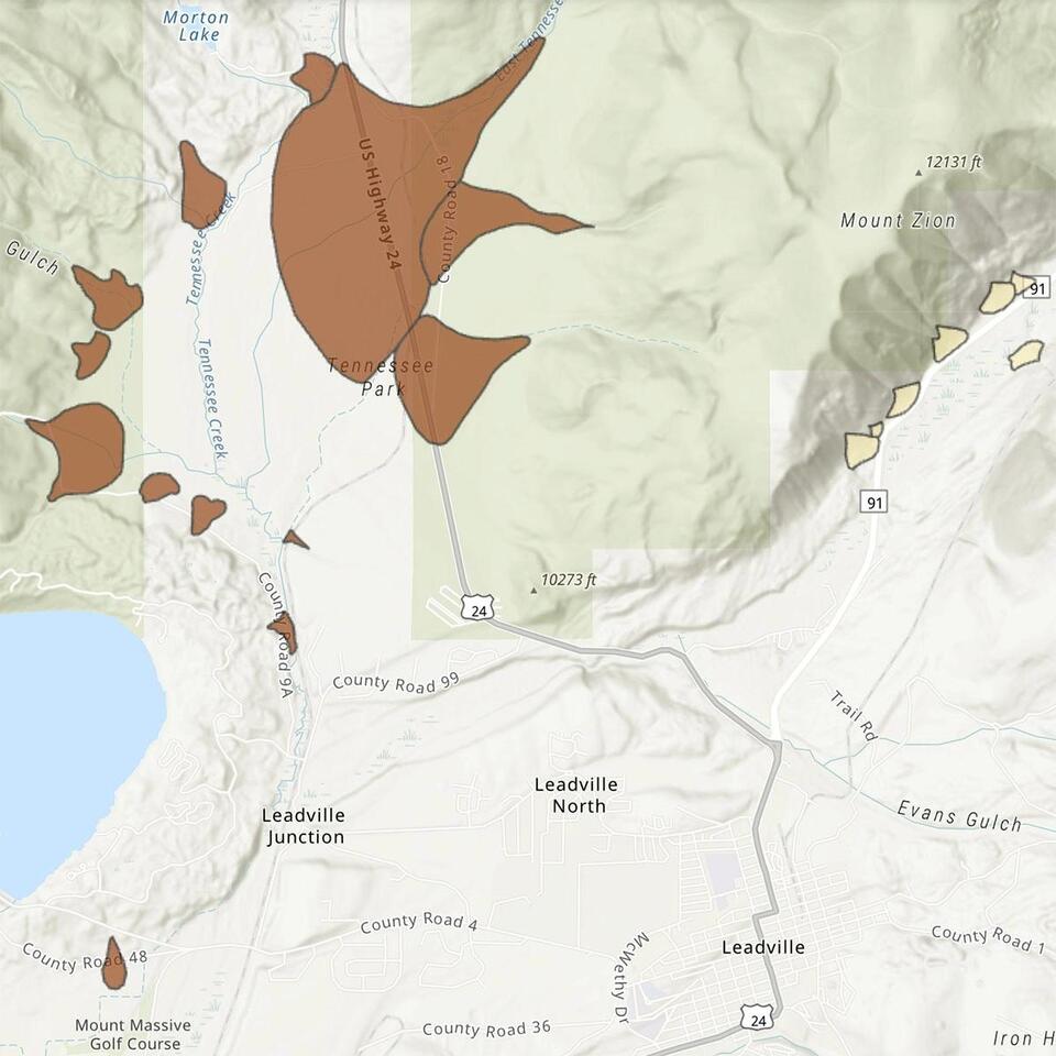 ON-006-24M Alluvial Fan Mapping of Lake County, Colorado (Map) - NewsBreak