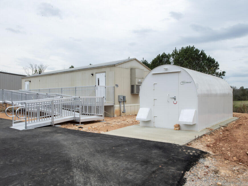 Community storm shelter dedicated March 3