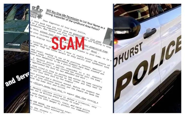 SCAM ALERT: 'Citizens Behind The Badge' Isn't Legit Police Fundraiser ...
