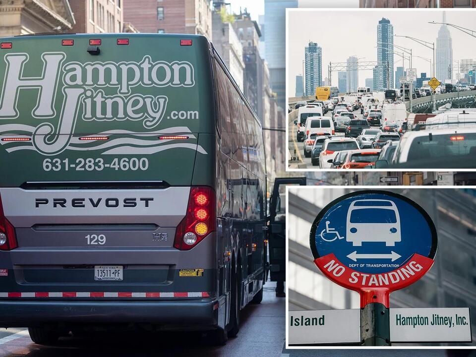 Hampton Jitney warns of higher fares, says NYC congestion pricing will ...