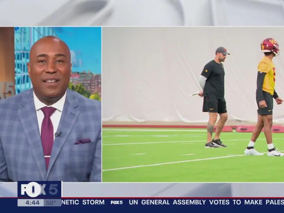 Jayden Daniels debuts at Commanders Rookie mini camp