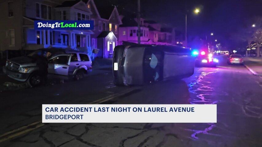 Police: car rolled over on Laurel Avenue after striking a parked car ...