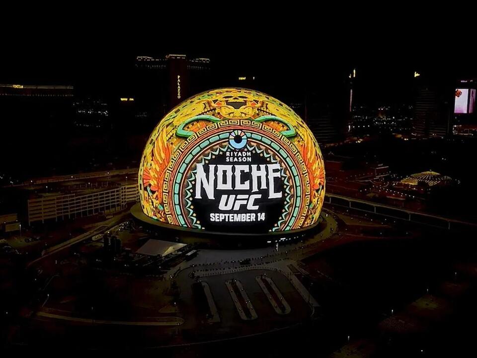 Fight card unveiled for UFC event at Sphere Las Vegas