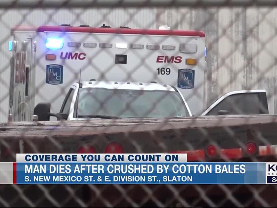 62-year-old Lubbock man crushed by cotton bales, Slaton police say