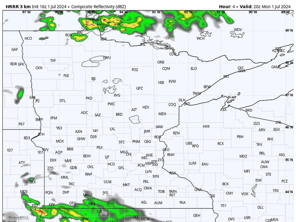 Southern Minnesota again the target for rounds of heavy rain this week