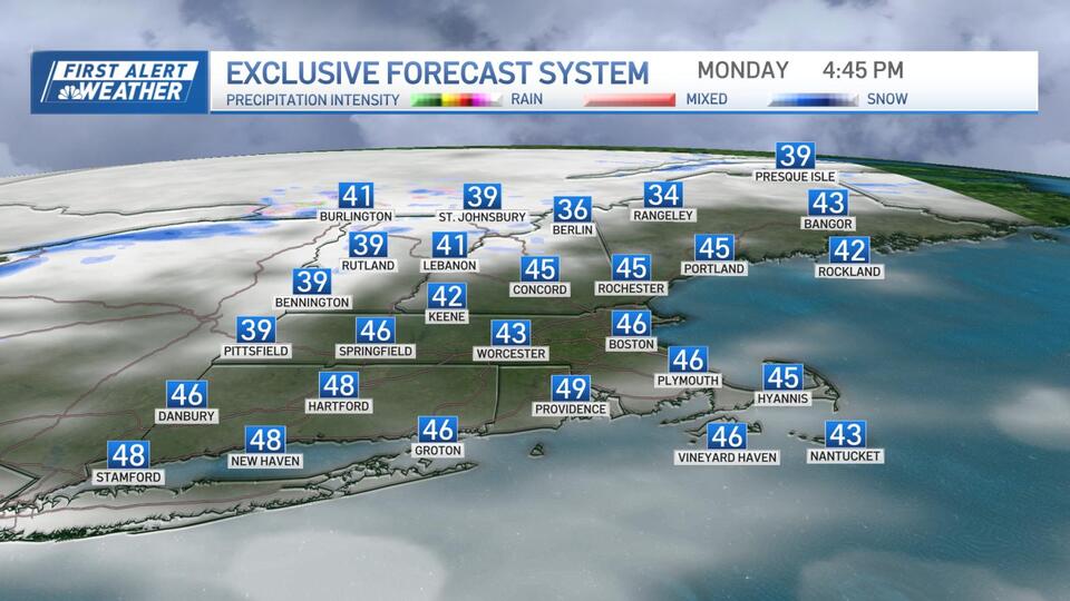 Mix of clouds and sun Monday, with cool temperatures - NewsBreak