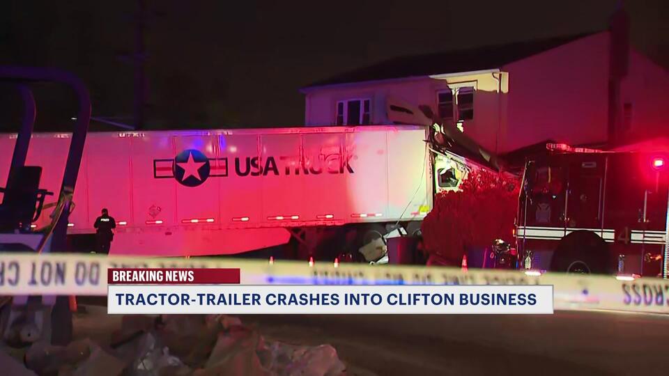Tractor‑trailer crashes into building off Route 3 in Clifton - NewsBreak
